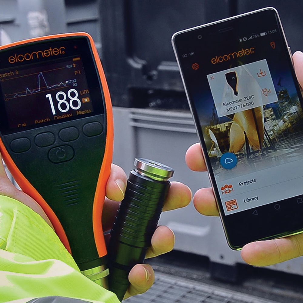 Elcometer 224 Digital Surface Roughness Gauge with Separate Probe | Sourca