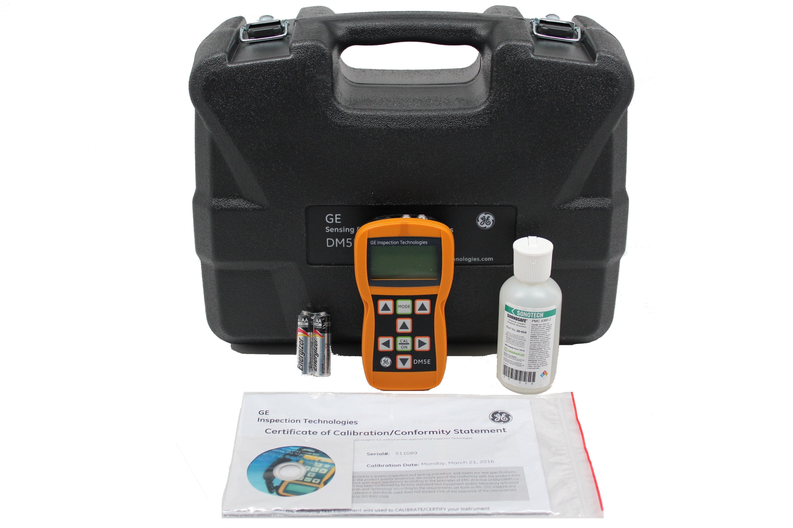 Ultrasonic thickness gauge, DM5E | Sourca