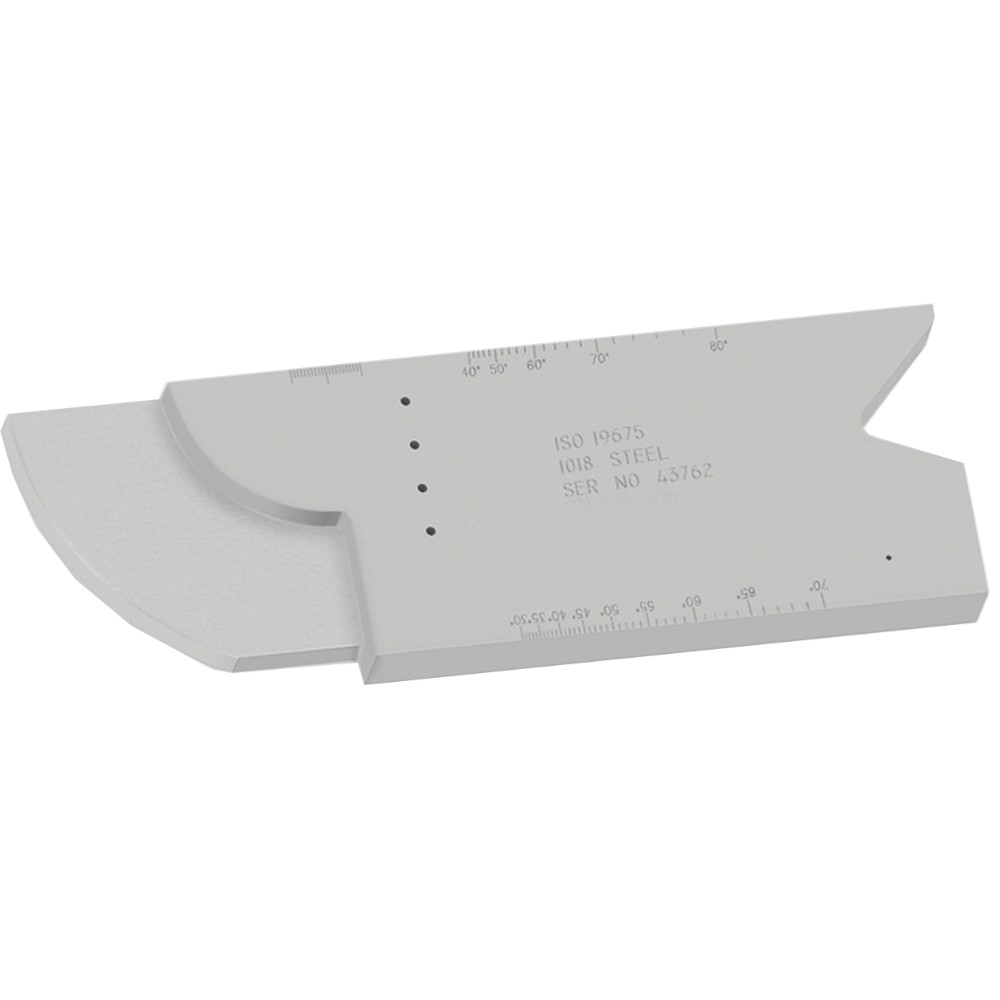 PAUT IIW Block" ISO 19675 Phased Array Calibration Wedge | Sourca